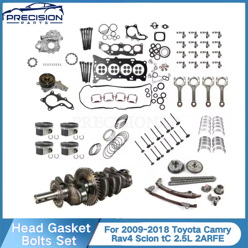 For Toyota 2AR-FE 2ARFE Engine Overhaul Rebuild Kit W/Crankshaft Rods ...