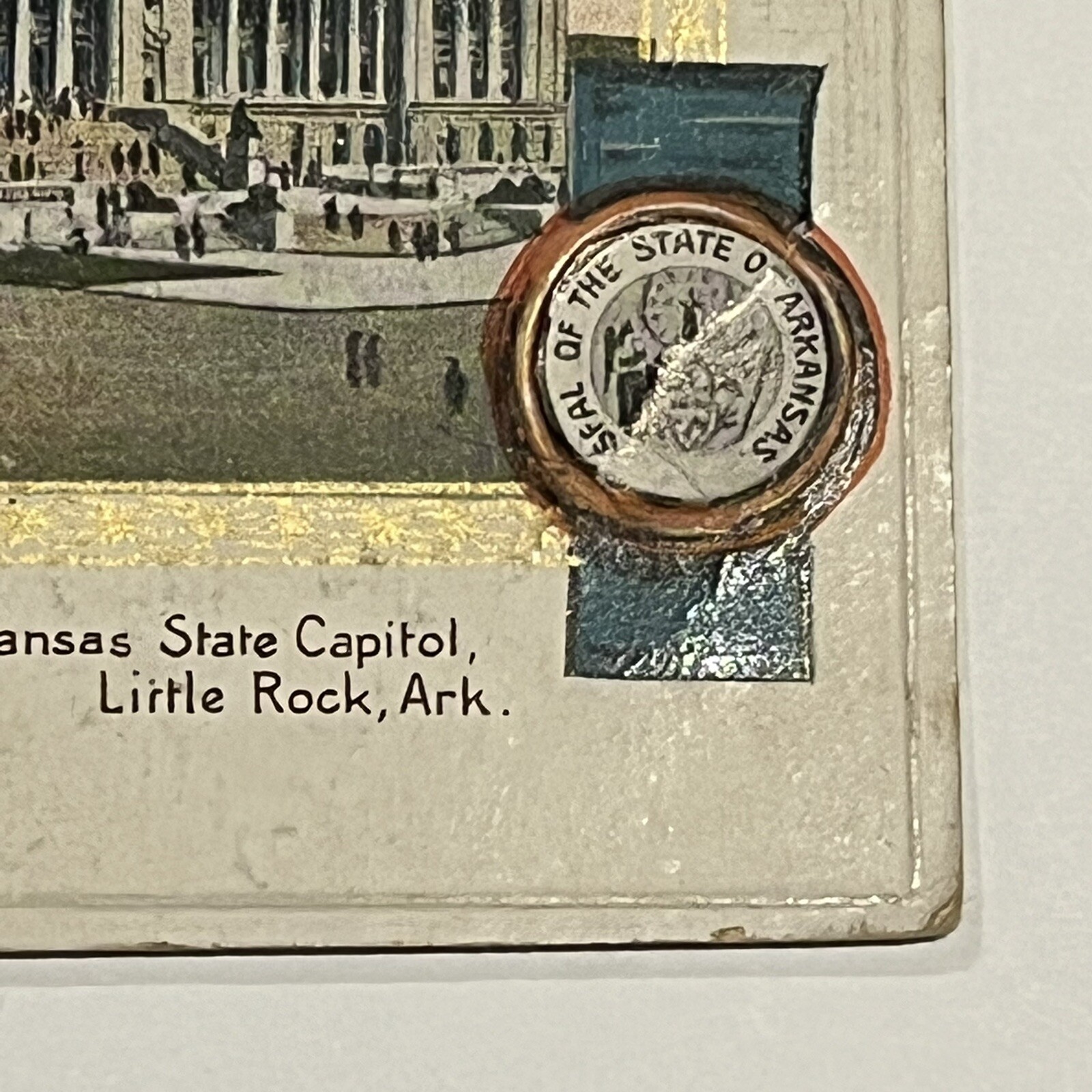 Vintage Little Rock, AR State Capitol Postcard Posted 1909 Arkansas ...