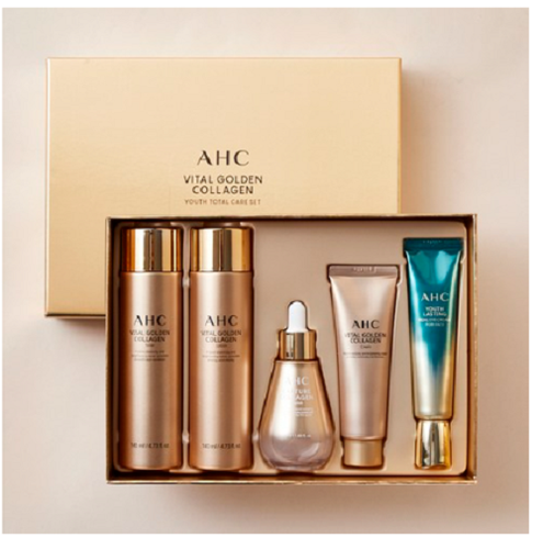 AHC Vital Golden Collagen Youth total Skin Care Set K-Beauty KOREA ...