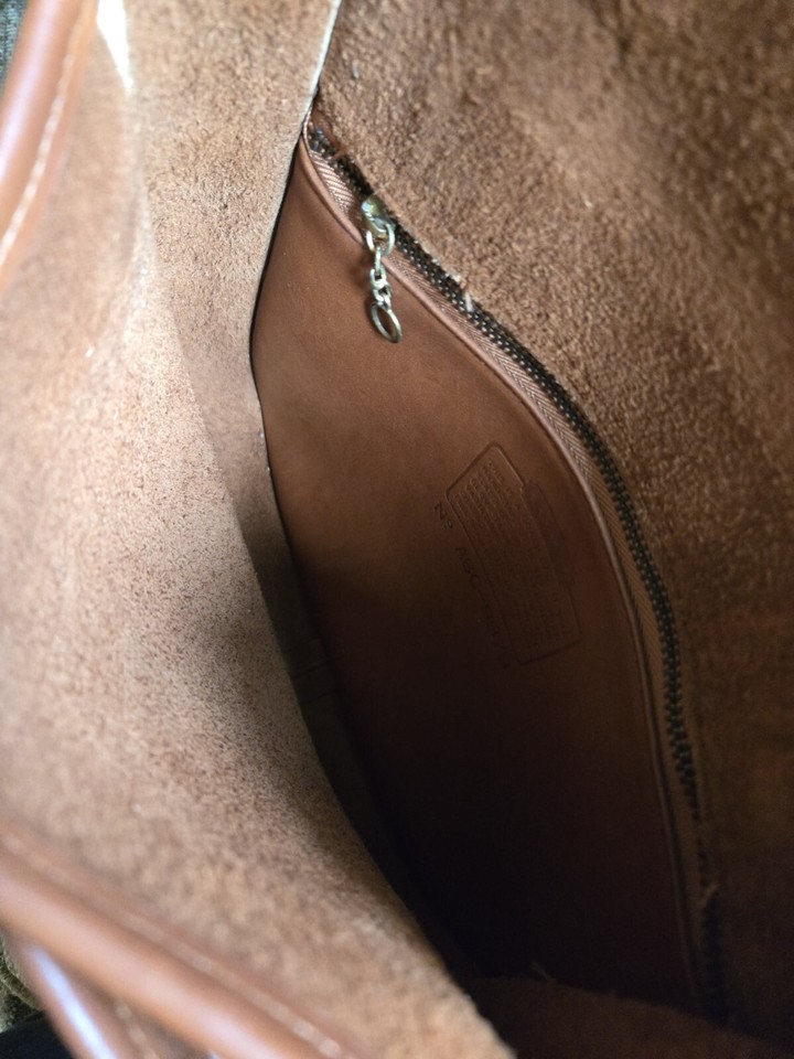 Vintage Coach Large Sidepack 9979 British Tan Made In USA | eBay