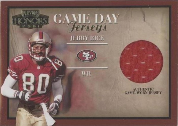 2001 Playoff Honors - Game Day Jerseys #GD-38 Jerry Rice (MEM) for sale ...