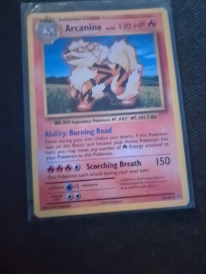 Pokémon TCG Arcanine Base Set 23/102 Regular Unlimited Uncommon | eBay