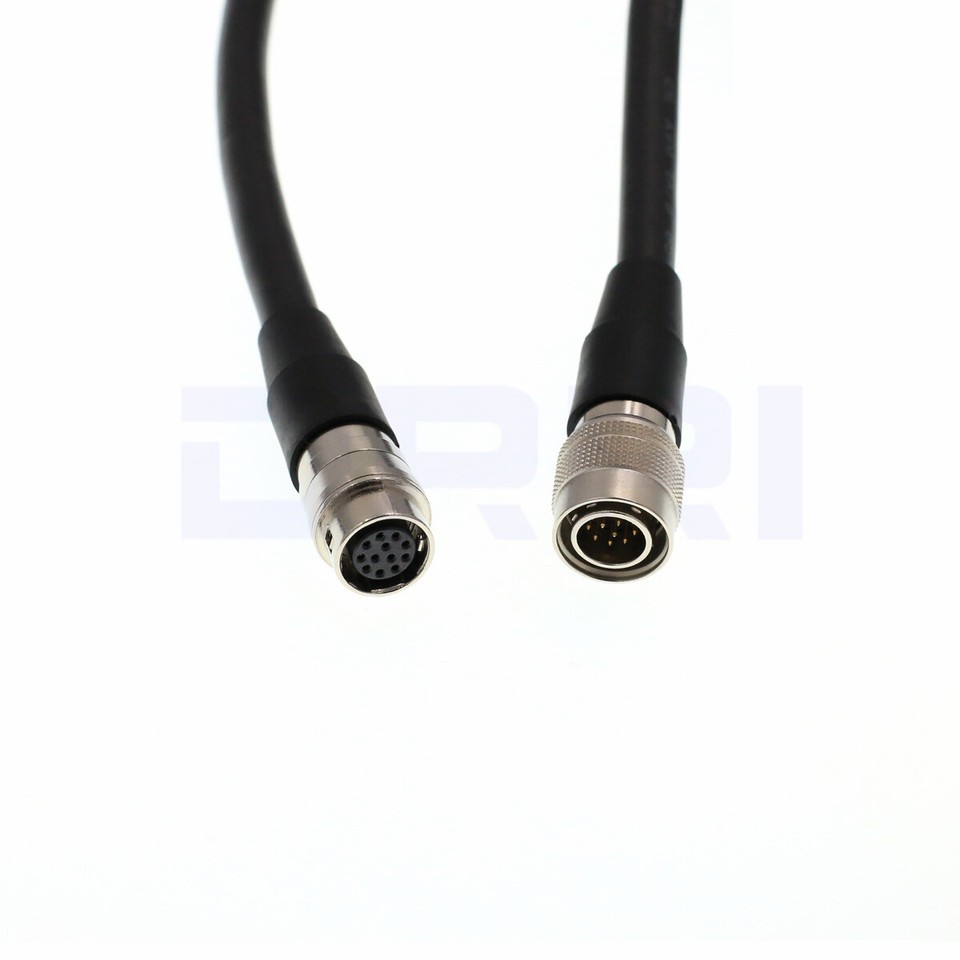 12Pin Hirose Male to 12pin female Extension Iris Cable for Fujinon Lens ...