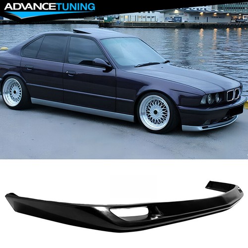For 87-96 BMW E34 5-Series M-Tech Style Unpainted Black PU Front Bumper ...