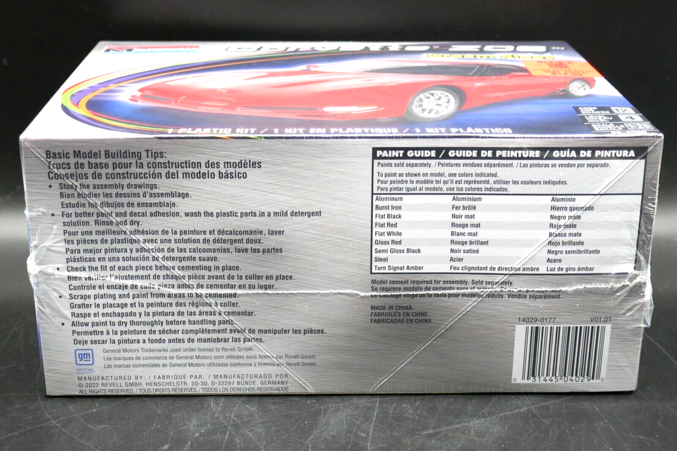 1:25 Monogram Corvette Z06 Model Kit 85-4029 - New & Sealed | eBay