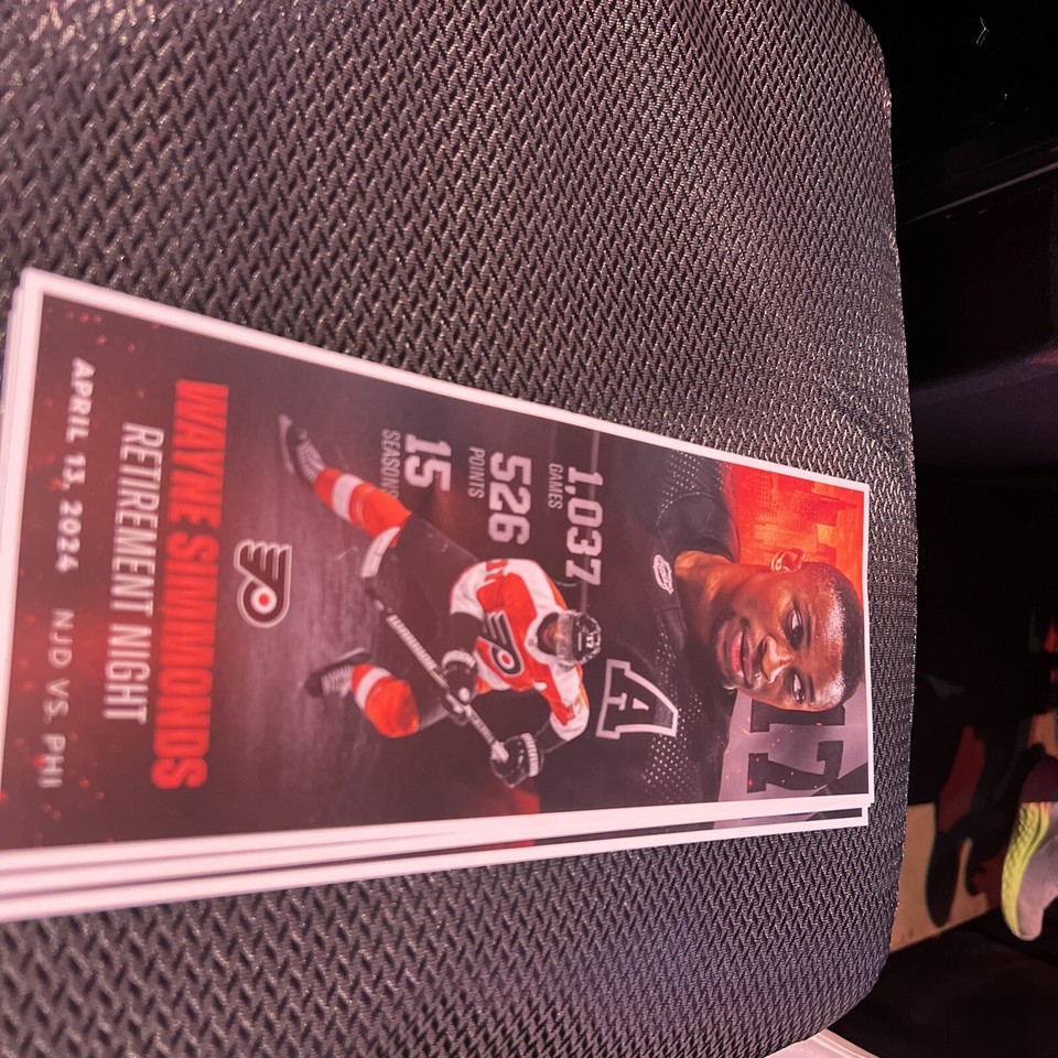 Wayne Simmons retirement night Poster | eBay