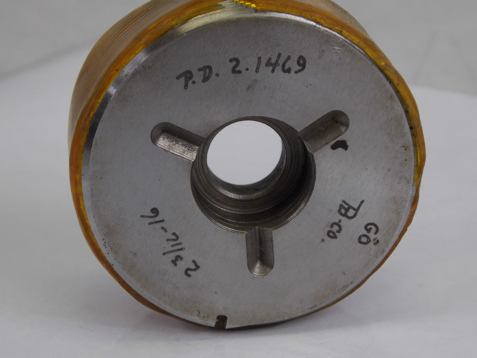 2 3/16-16 THREAD PLUG GAGE GO PD 2.1469 | eBay