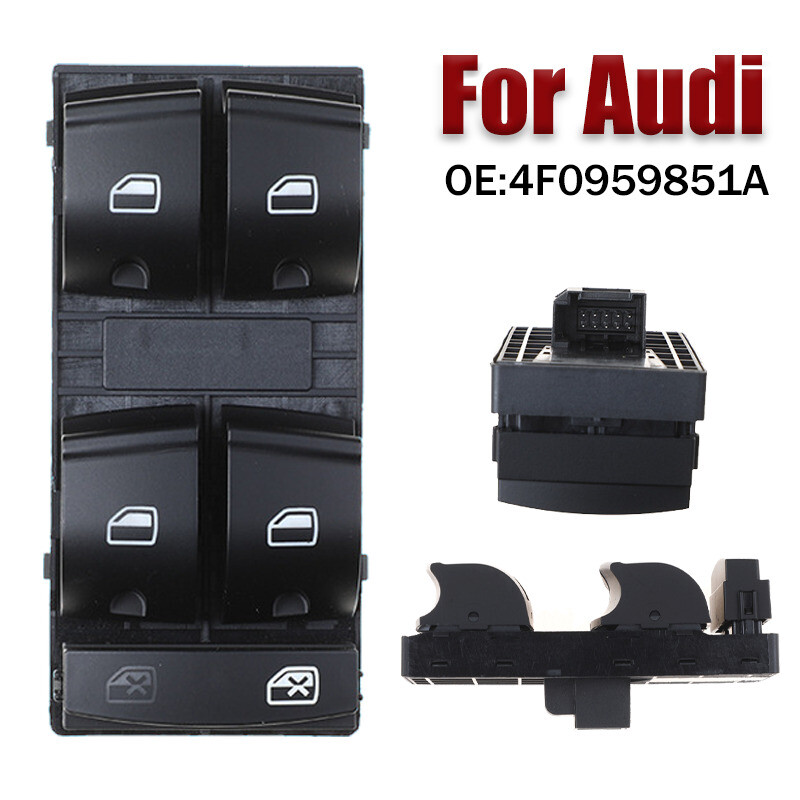 Front Left Power Window Control Switch 4F0959851G For Audi A6 Quattro ...