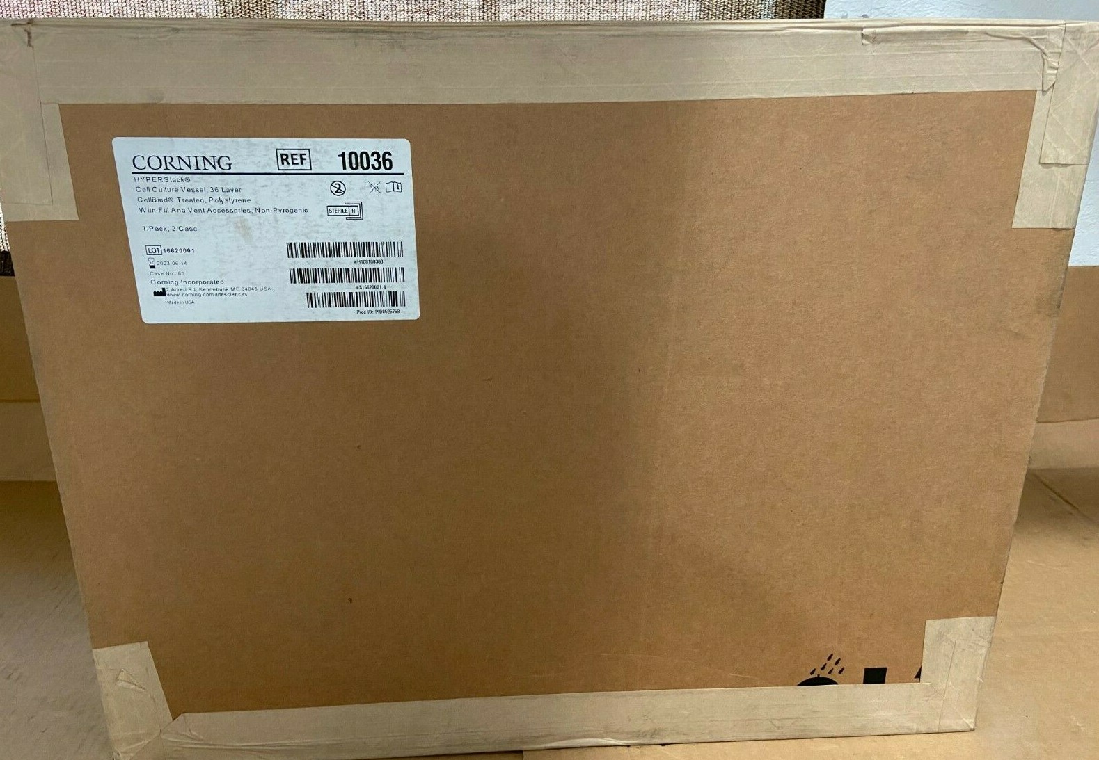 Corning CellBIND Hyperstack 36 Layer Cell Culture Vessels Case of Two ...