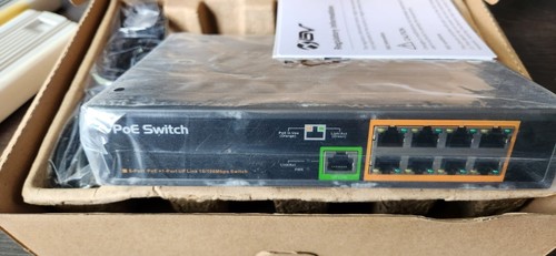 BV-Tech POE-SW801 8 Ports PoE+ Switch -1 Ethernet Uplink | eBay