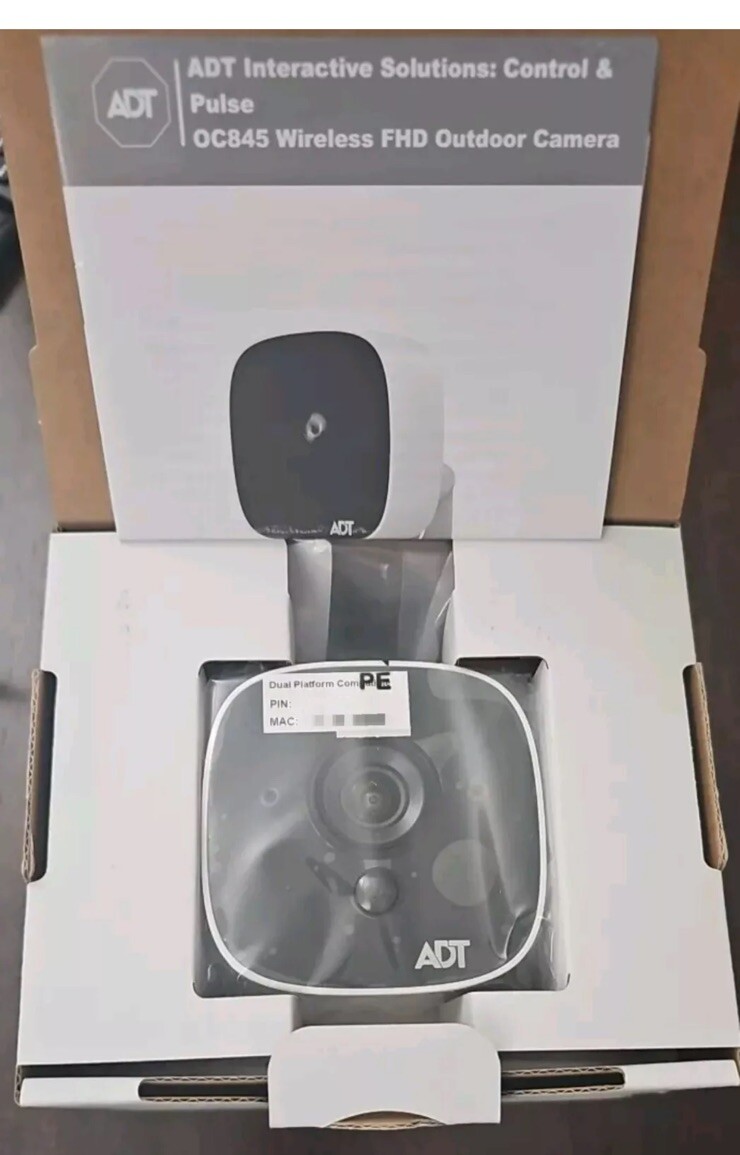 ADT OC845 1080p Wireless Outdoor Security Camera - White for sale ...