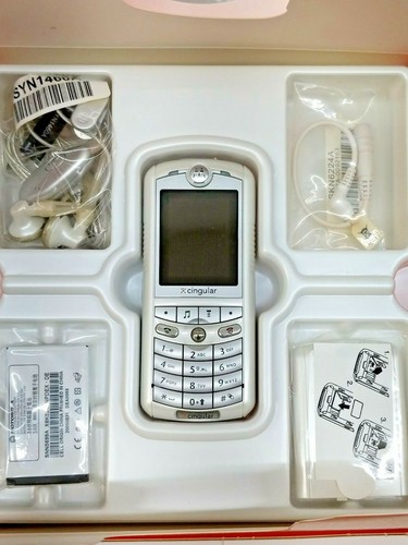 [Rare, Collectible] Motorola ROKR E1 - Silver (Cingular) "The iTunes ...