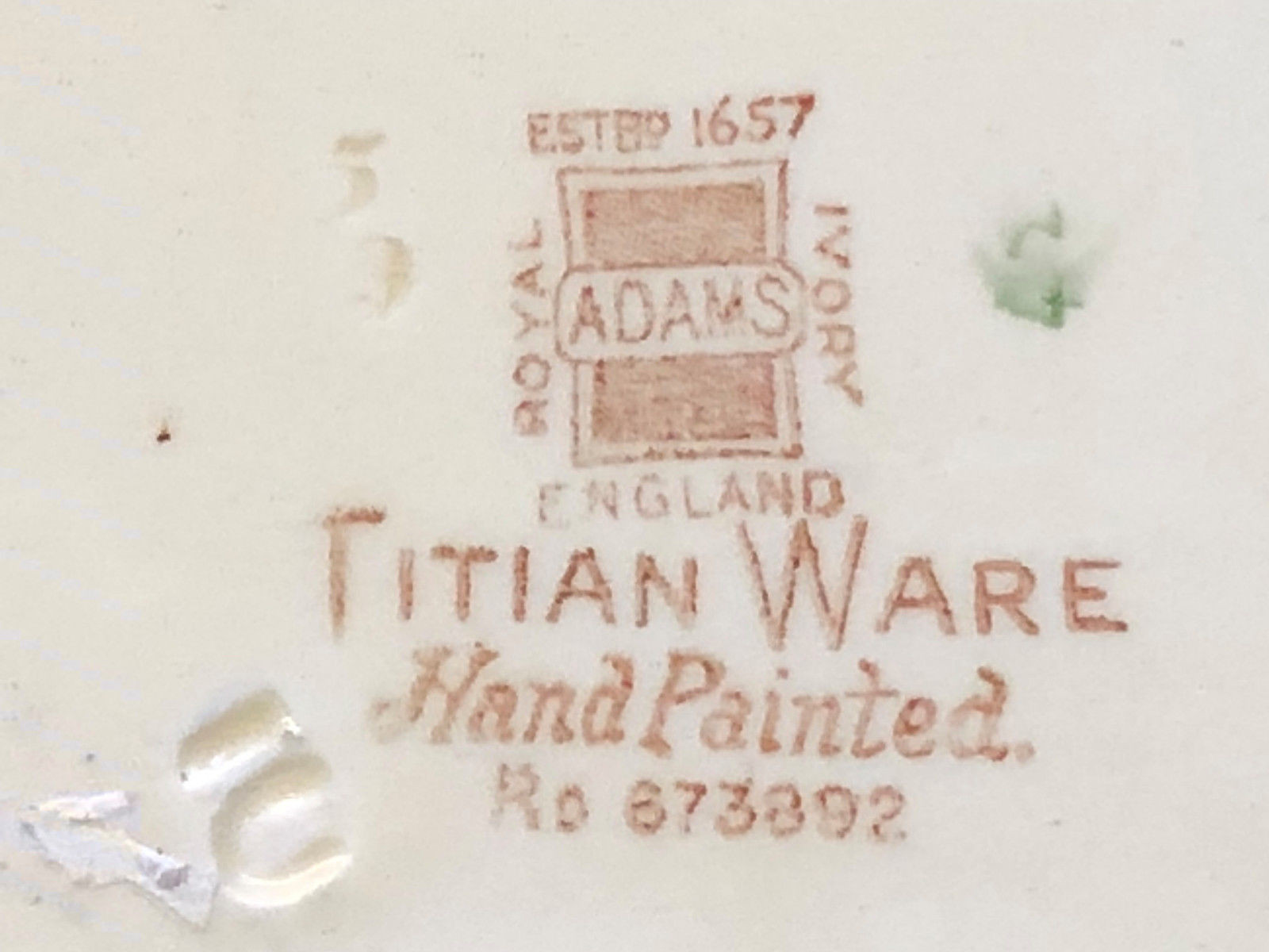 ADAMS CHINA ENGLAND TITIAN WARE 1346B SERVING PLATTER 11 1/4" FRUIT ...