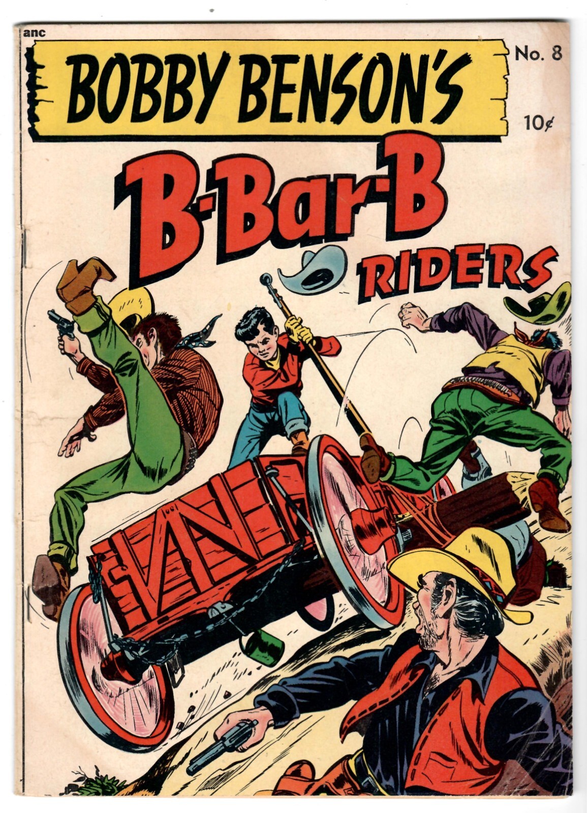 Bobby Benson's B-Bar-B Riders #8 (1951) Magazine Enterprises Very Good ...