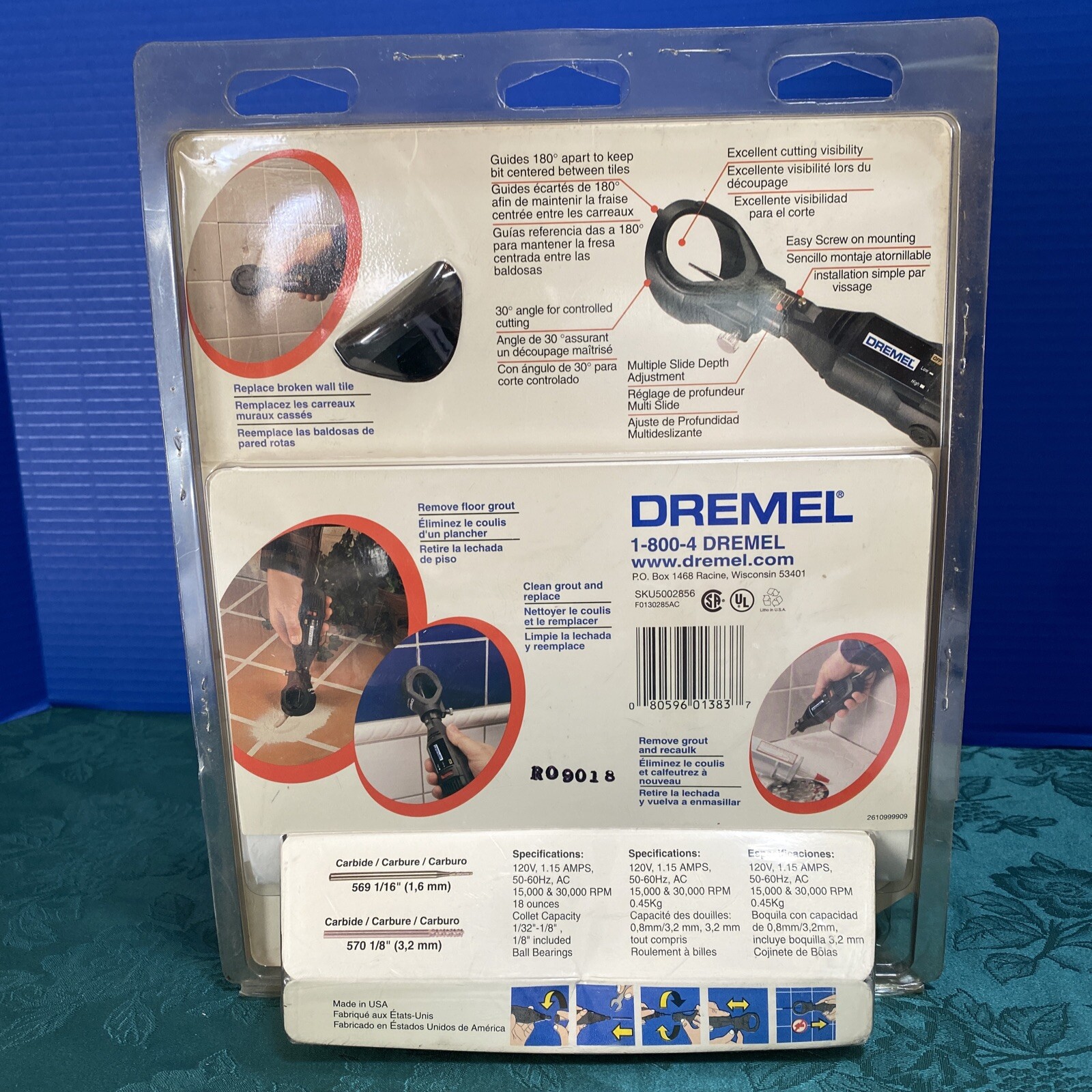 NEW DREMEL GROUT Removal Model 285 MULTIPRO 2 Speed Rotary Tool MADE in ...