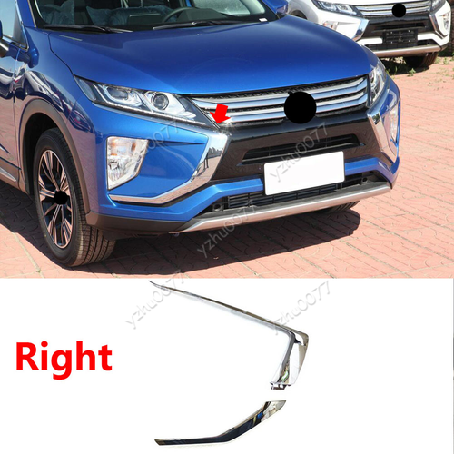 2018-2020 For Mitsubishi Eclipse Cross Front Bumper Chrome Moulding ...