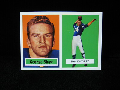 1994 George Shaw Baltimore Colts (1957 Series) Topps Archives #115 | eBay