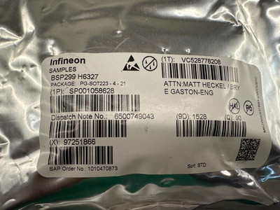 (90pcs) Infineon BSP299 H6327 | eBay