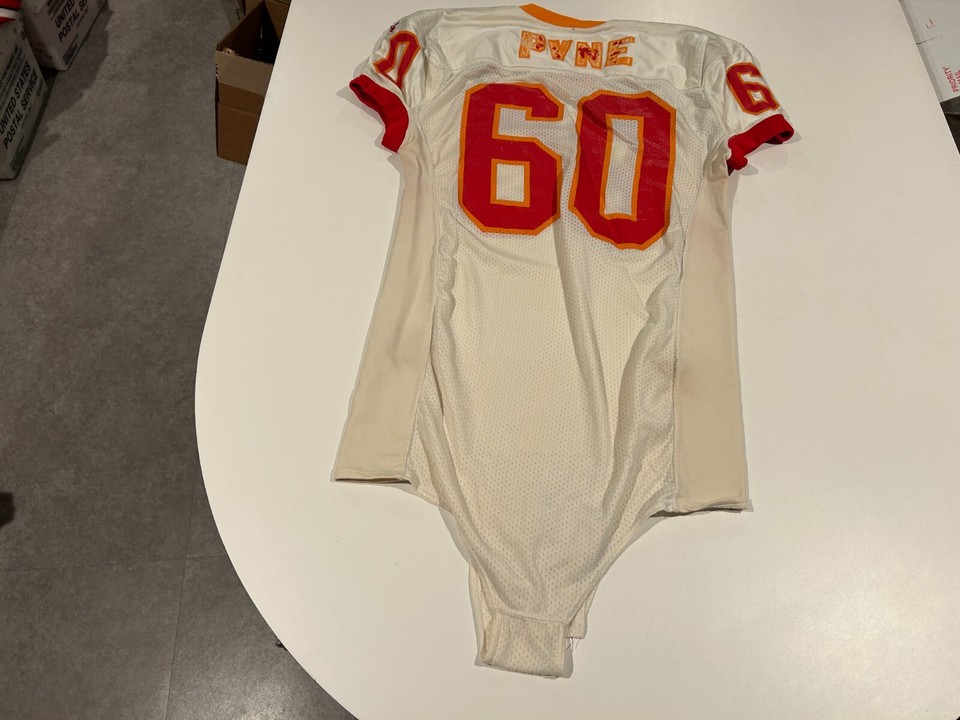 original 1994 JIM PYNE TAMPA BAY BUCCANEERS NFL FOOTBALL GAME WORN ...
