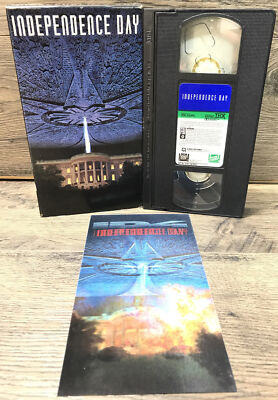 INDEPENDENCE DAY (VHS, 1996) Will Smith, Jeff Goldblum with 3-D ID4 ...