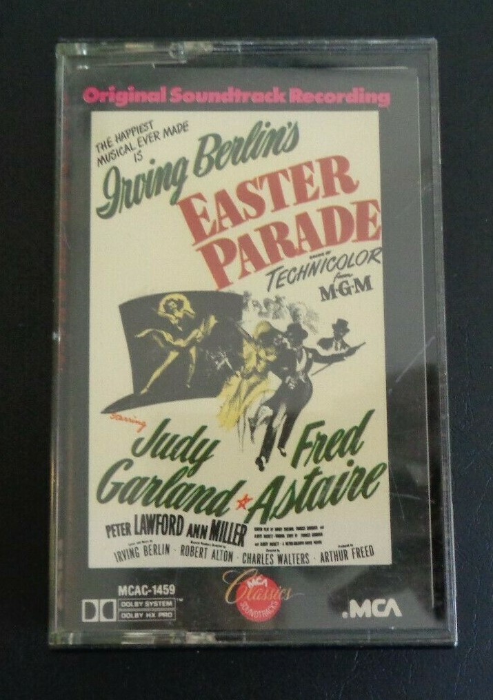 EASTER PARADE Motion Picture Soundtrack 1985 Cassette Judy Garland Fred ...