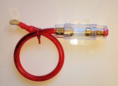 4 Gauge Pyle Wire/Cable Inline Fuse Holder Block Battery 12 inch - Fuse ...