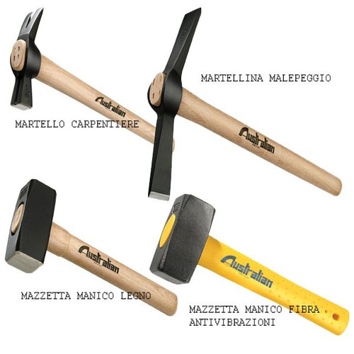MARTELLI MALEPEGGIO MAZZETTE ATTREZZI MURATORE MAZZE MARTELLO | eBay