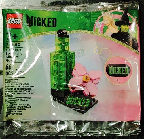 NEW Elphaba’s Bottle and Glinda’s Flower LEGO Wicked 75680 AMC ...
