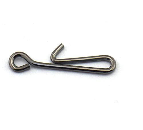 100pcs Fast Fishing Swivel Snap Clips Stainless Steel Hanging Snap ...