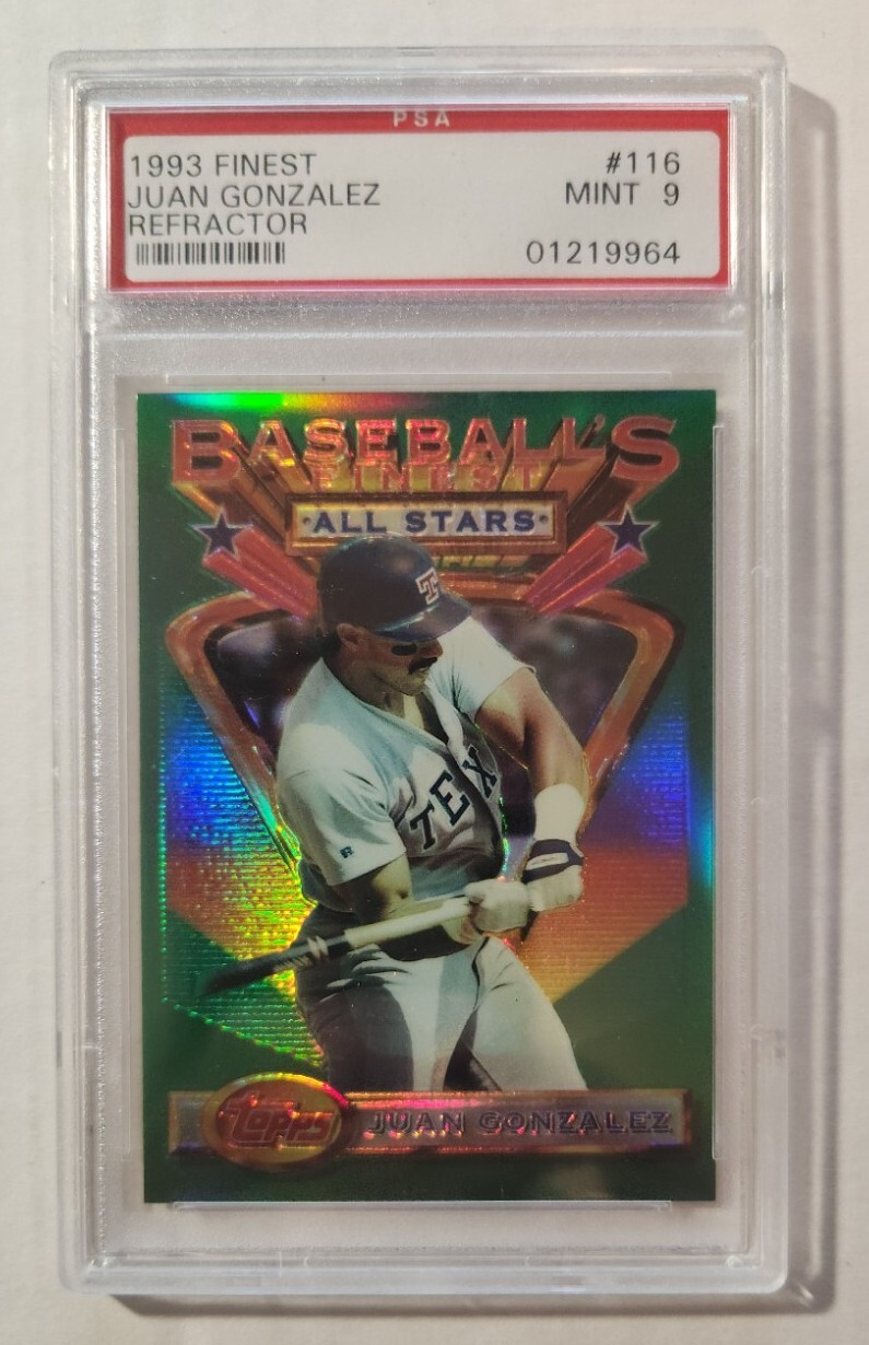 1993 Topps Finest - Refractor #116 Juan González for sale online | eBay