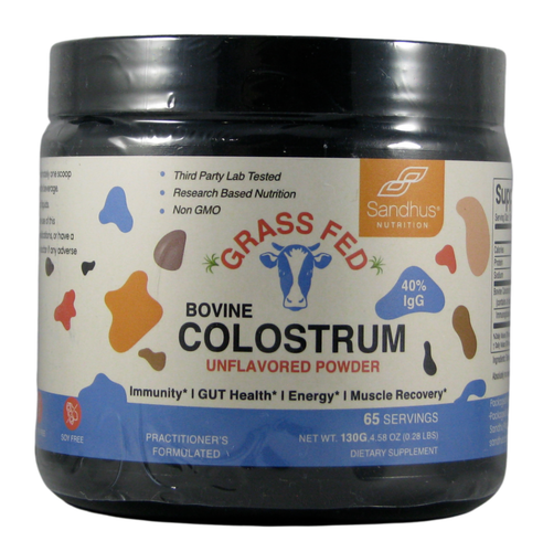 Sandhu's Pure Bovine Colostrum Powder Supplement for humans 40% IgG 65 ...
