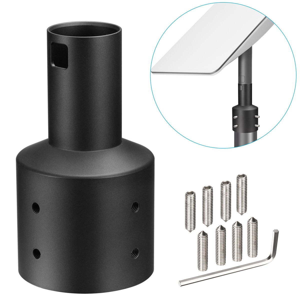 Black Light Pipe Adapter SCHOTT Darkfield Adapter For VisiLED