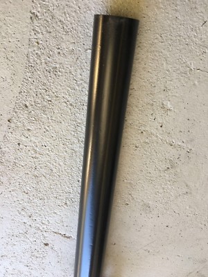 BLACK steel post Steel Round Tube Pipe Fence Post 60mm 2.3mm1.5M $20 ...