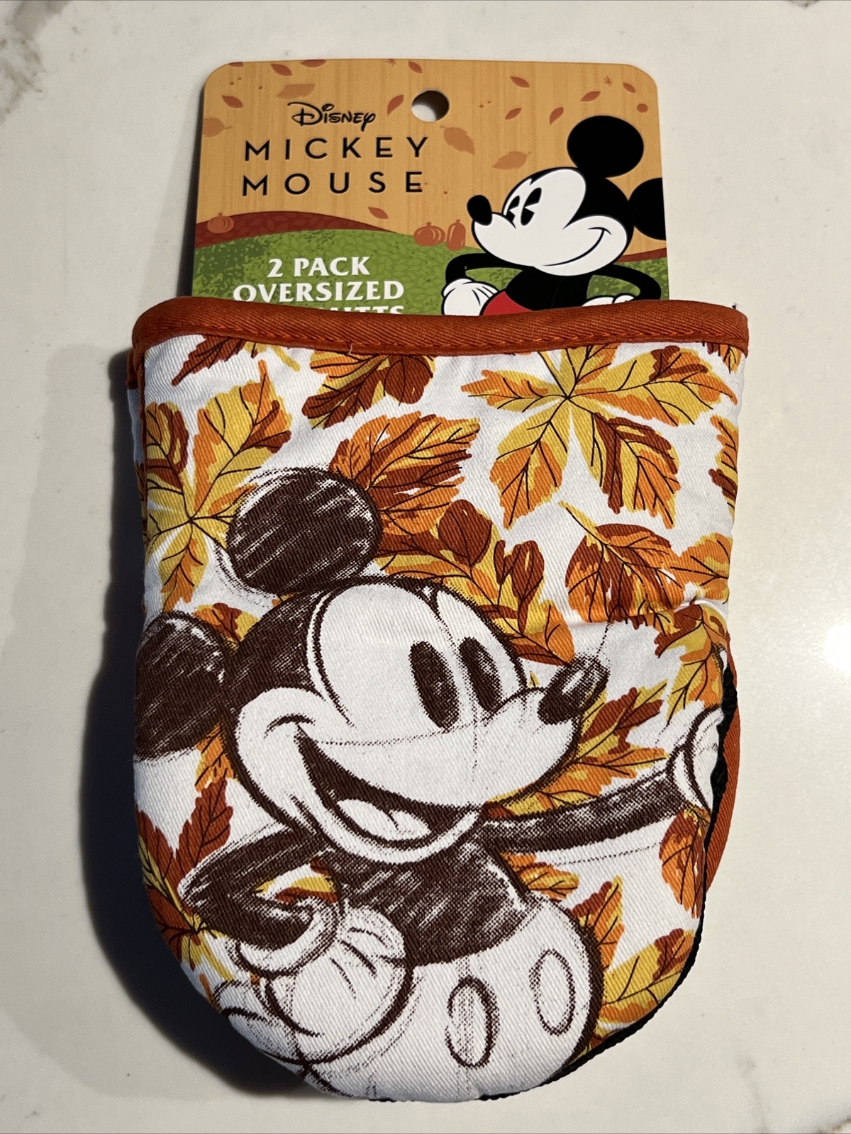 Disney Mickey Mouse Fall Leaves 2-pk Oversized Mini Mitts | eBay