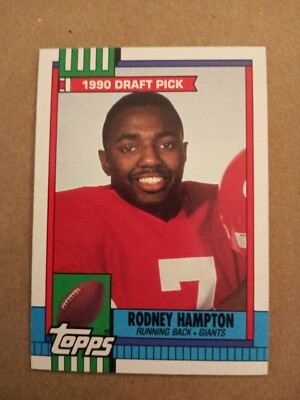 1990 Topps #48 Rodney Hampton RC | eBay