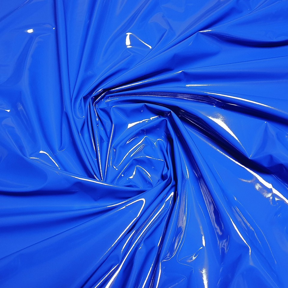 SHINY HIGH GLOSS PVC STRETCH RUBBER VINYL PLEATHER GOTH FETISH CLOTH ...