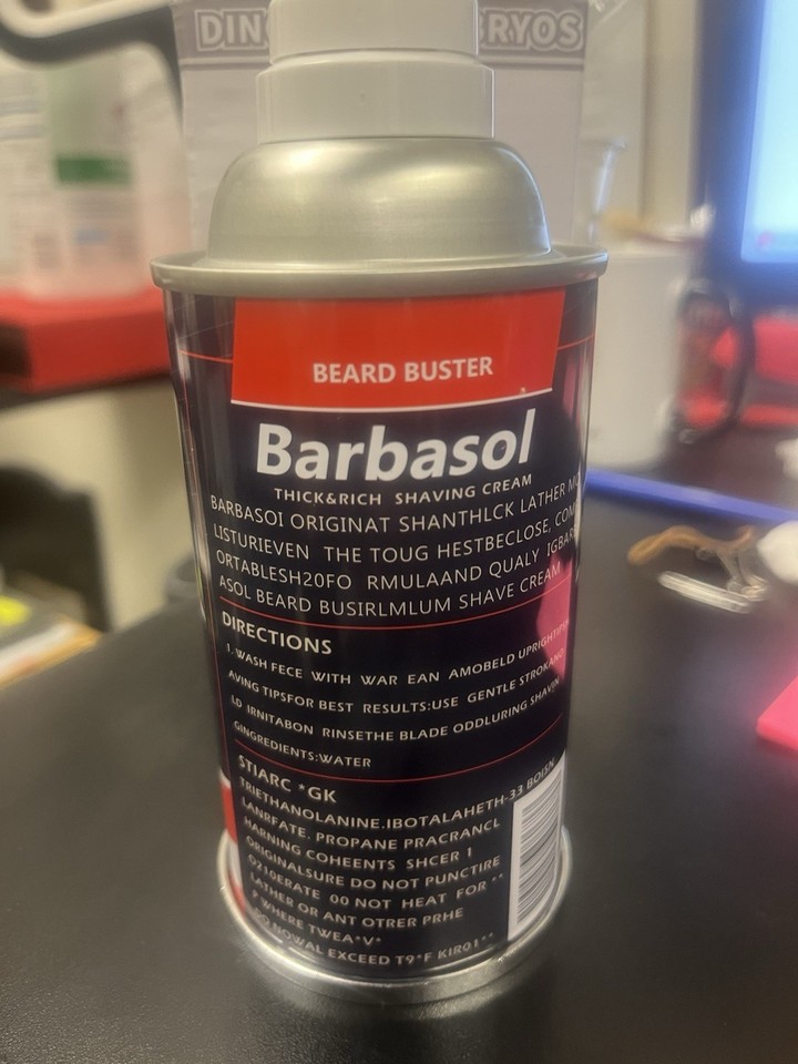 Jurassic Park Barbasol can cryo prop replica Barbasol | eBay