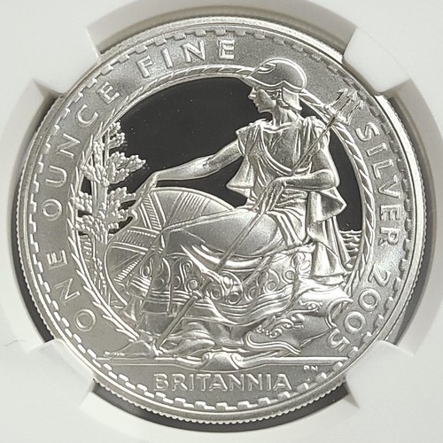 2005 GREAT BRITAIN SILVER PROOF SEATED BRITANNIA £2 NGC PF 69 UCAM | eBay