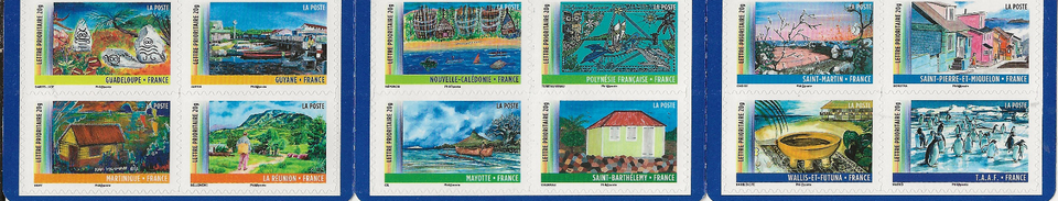 France 2011 Booklet 12 Stamps, Overseas Territories, Mint | eBay