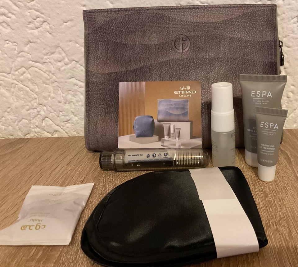 Armani Neues Amenity Kit Etihad Air Lines Men Business Class | eBay.de