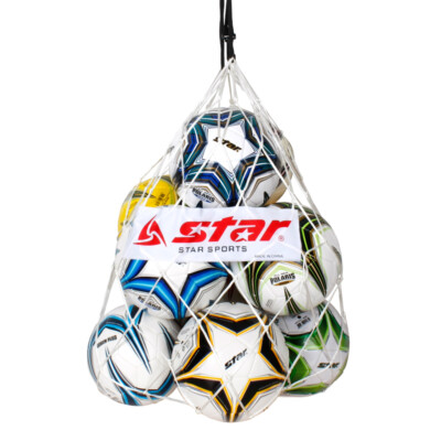 10 Soccer Ball Storage Net Basketball Football Sports Balls Mesh Net ...
