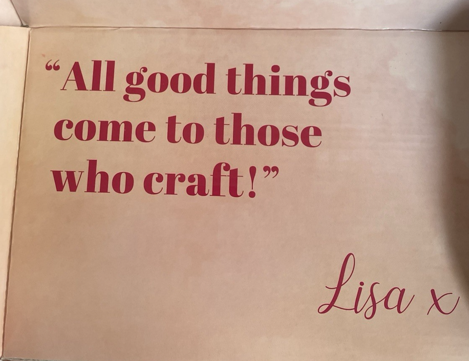 Papercraft Society Lisa Horton Craft Kit Box SBOBPCS0033 New | eBay
