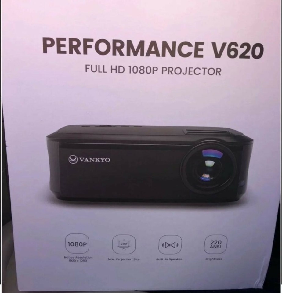 VANKYO Performance V620 Full HD 1080p Movie Projector 850015122019| eBay