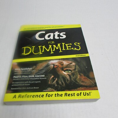 Cats For Dummies 2nd Edition Paperback 9780764552755| eBay