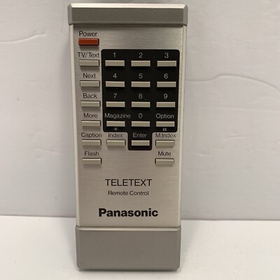 Genuine Original Panasonic TELETEXT Remote Control TNQ1470 Tested ...