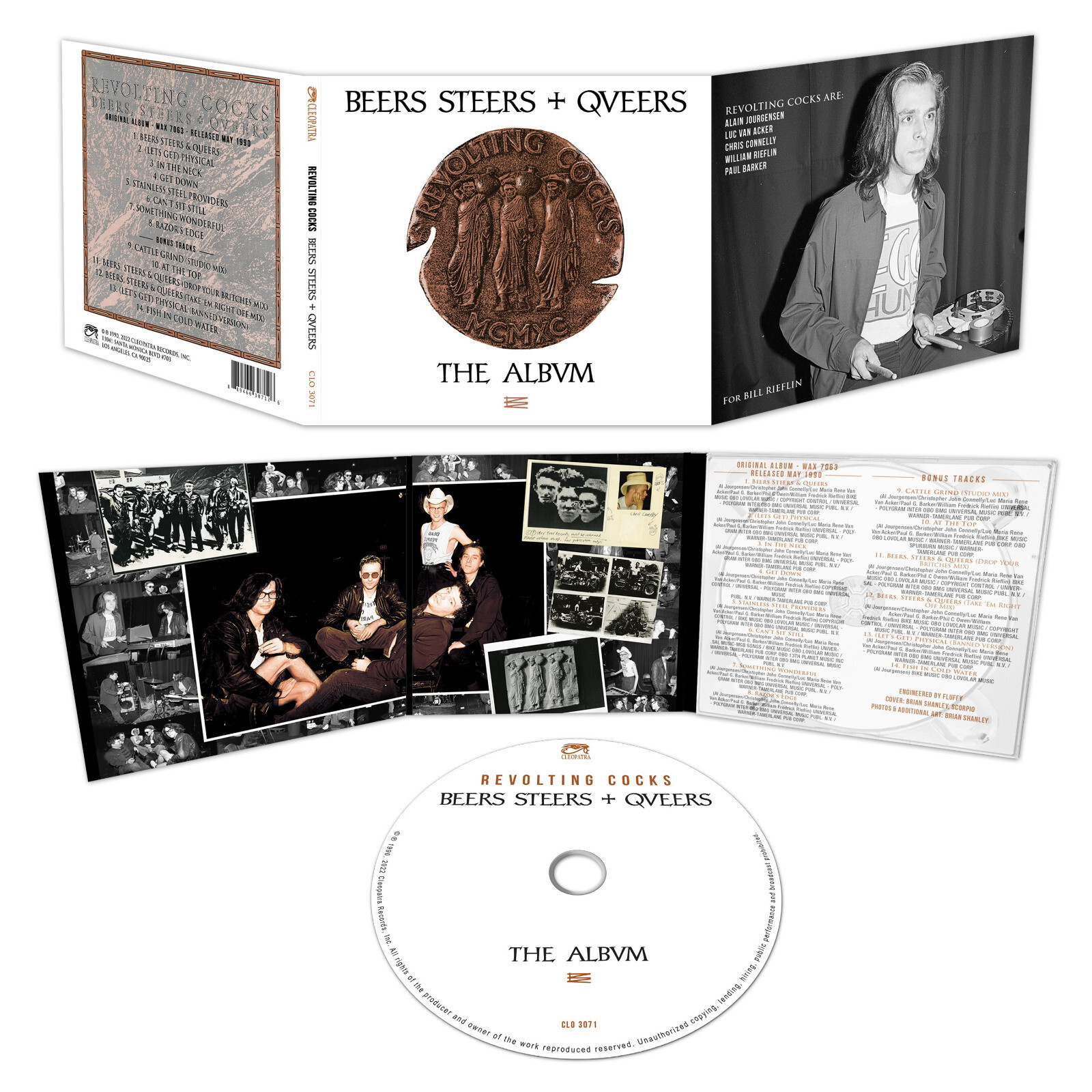 REVOLTING COCKS Beers, Steers & Queers CD Al Jourgensen Let's Get ...