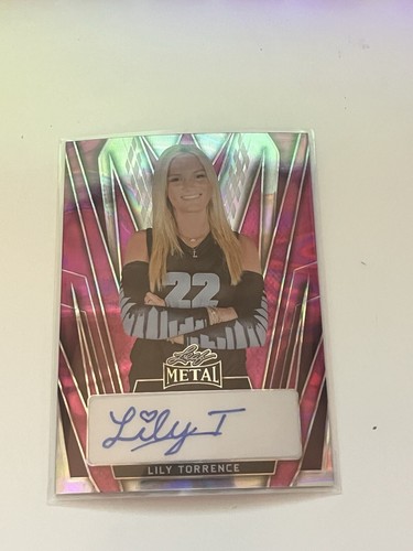 2024 Leaf Metal Women of Sport - Autographs Pink Prismatic #BA-LT2 Lily ...