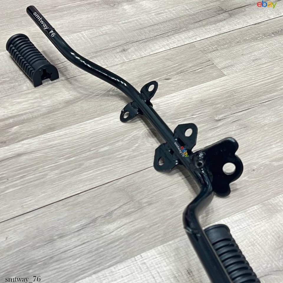 Foot Rest Bar Step+Peg Set Fit HONDA C100 C102 CA100 C50 C65 C70 C90 ...