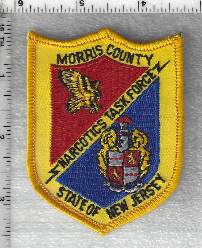 Morris County Narcotics task Force (New Jersey) Shoulder Patch | eBay