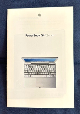 2003 Apple Power Macintosh PowerBook G4 12-inch Brochure | eBay